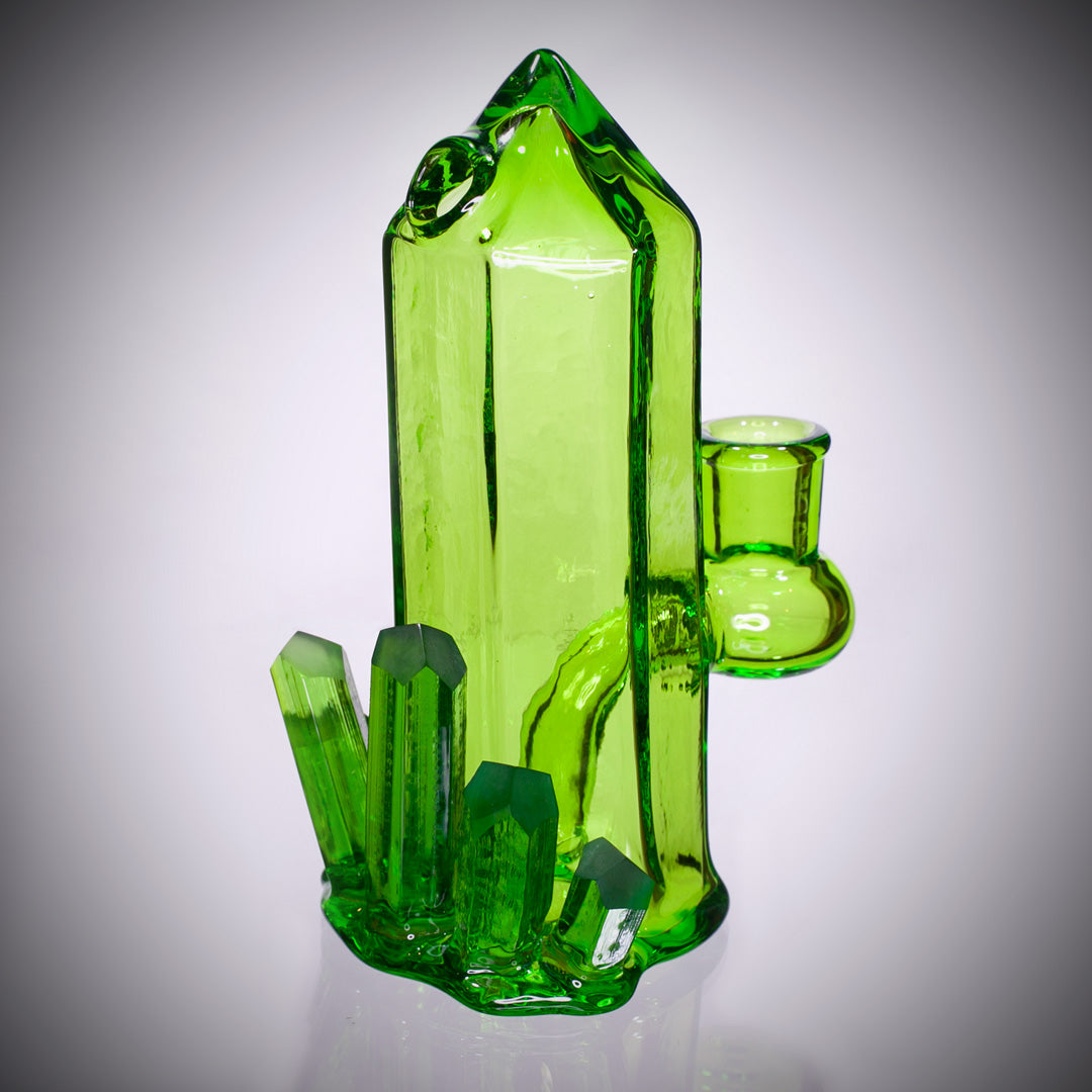 Digger Glass Green Quartz Rig – Spectra Glass Gallery